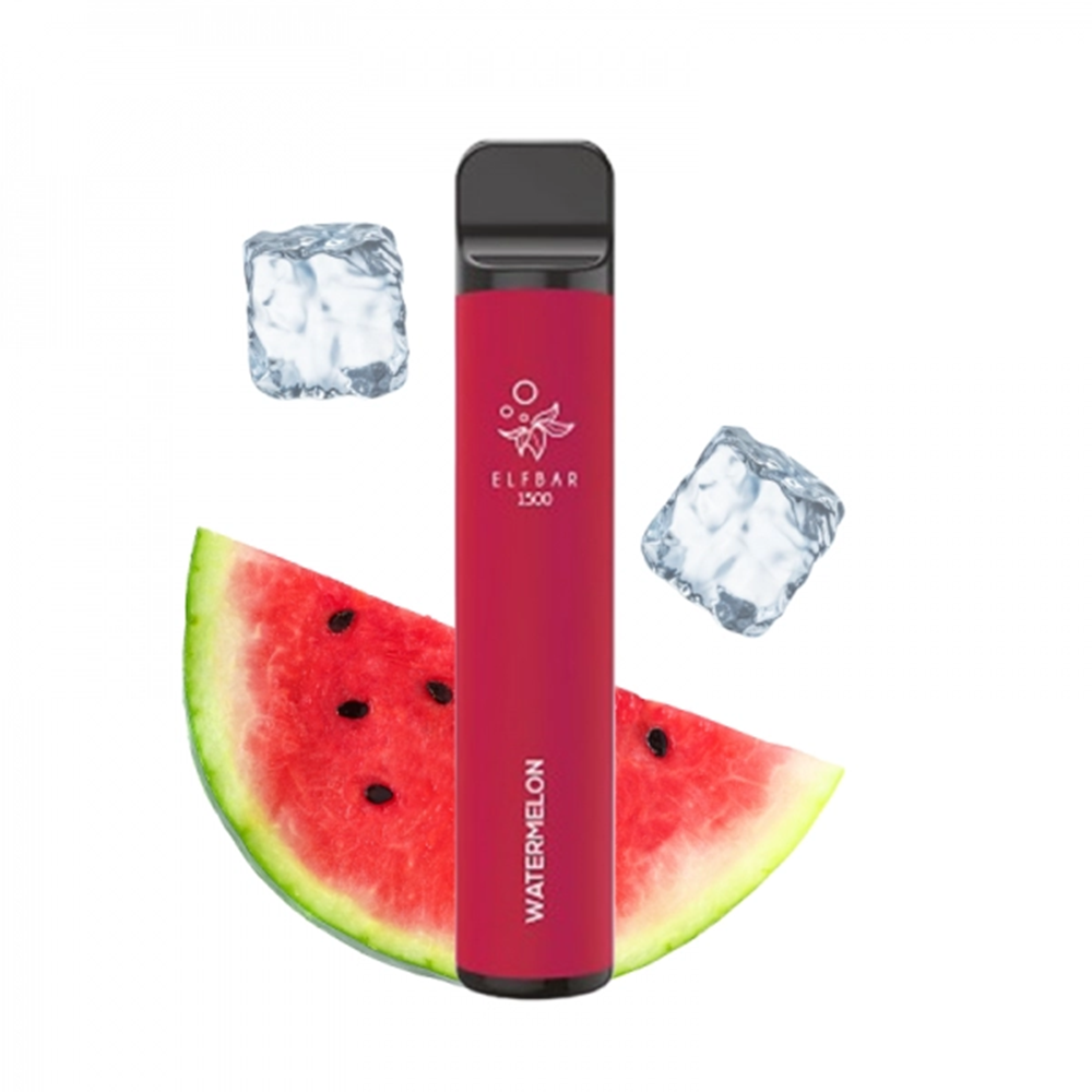 Elf Bar 1500 Watermelon 0mg - AGT Group Wholesale